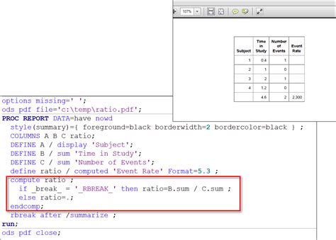 Solved Proc Report How To Hide Cells From Report Sas Support Communities