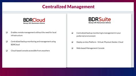 Bdrsuite 1 Cost Effective Data Backup And Recovery Solution Ppt