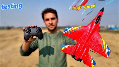 Rc Plane Flying Testing Su 27 Review Unboxing Youtube