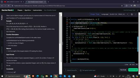 Hackerrank Challenge Non Divisible Subset Adnan Ashraf Posted On The