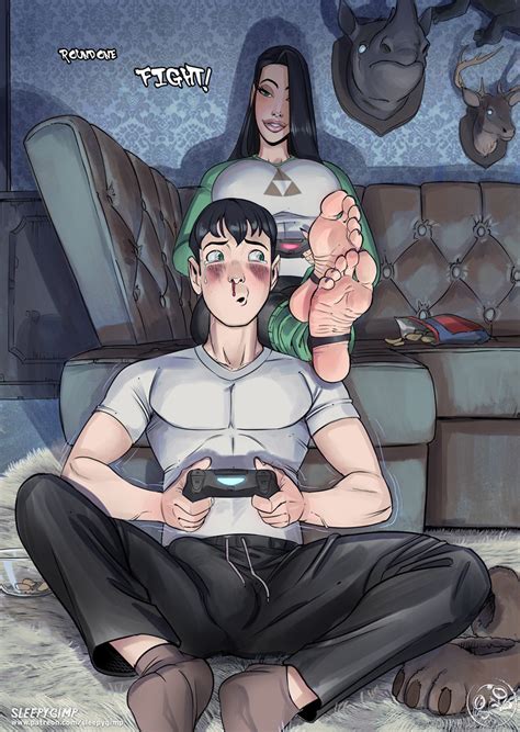 Rule 34 1boy 1girls Aunt Aunt And Nephew Barefoot Black Hair Blush Boner Colored Evelina Le