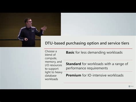 Pass Data Community Summit Talk Azure Sql Database Maximizing Cloud Performance And