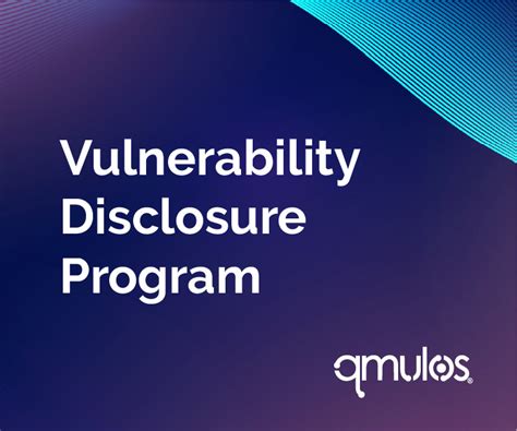 Vulnerability Disclosure Program Qmulos