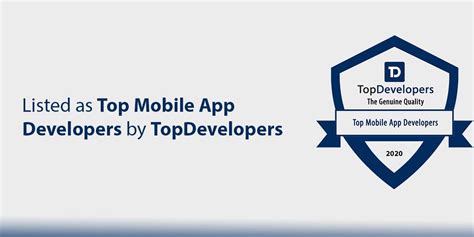 Top Mobile App Developers By Topdevelopers 2base Technologies R