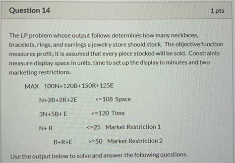 Solved Please Give Formulas Or Steps To Solve For Each And I