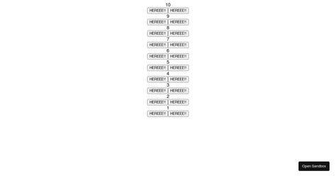 Data Preservation In For Loop Codesandbox