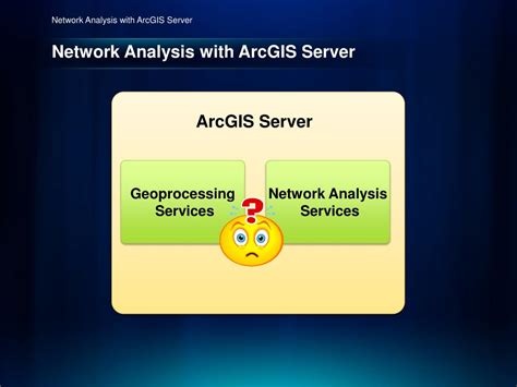 Ppt Performing Network Analysis With Arcgis Server Powerpoint