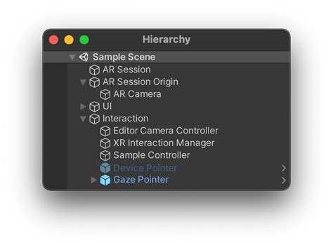 scene setup snapdragon spaces™ unity and unreal sdks