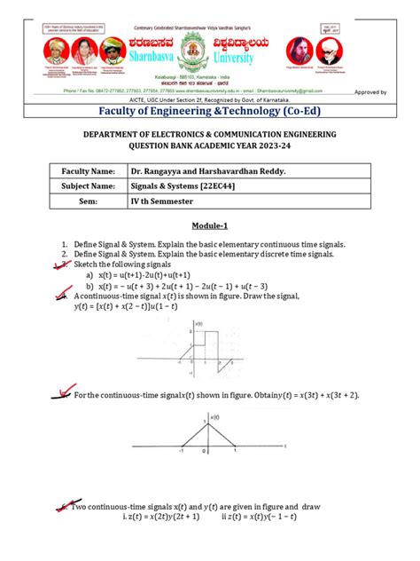 22ec44 Ss Final Qb Pdf Spectral Density Fourier Series
