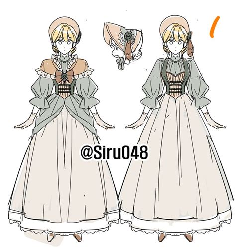 해옹 Haeong On Twitter 애니메이션 옷 그리기 고딕 의상 패션 디자인 드로잉