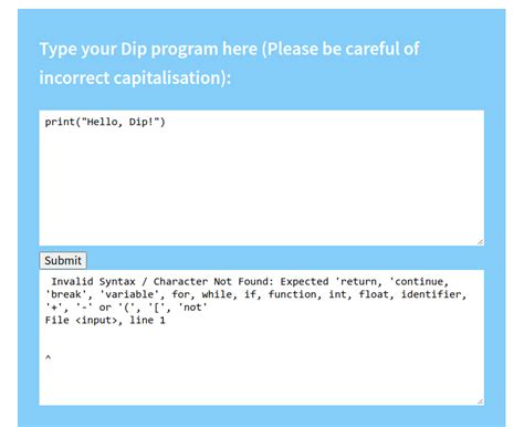 introducing dip a programming language for beginners r programminglanguages