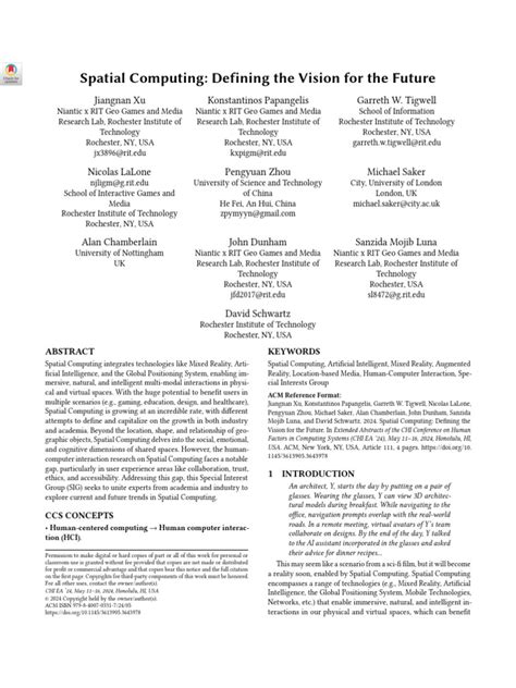 Spatial Computing Pdf