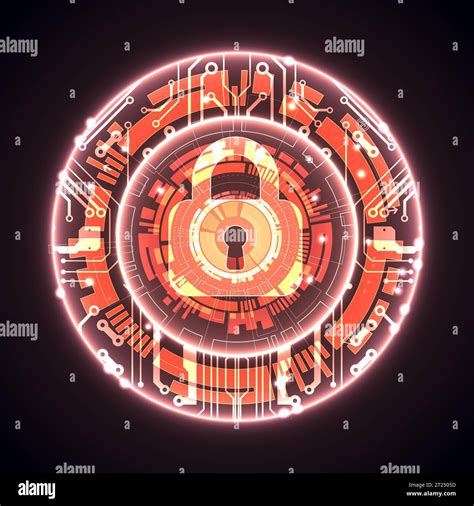 Data Security Illustrates Cyber Data Or Information Privacy Idea Color Abstract Internet