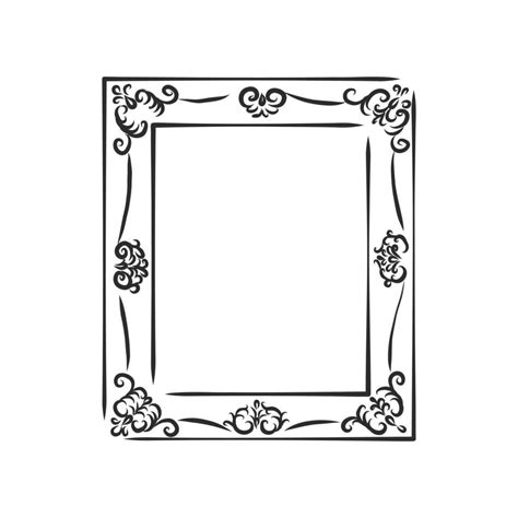 Desenho Vetorial De Porta Retrato 8917614 Vetor No Vecteezy