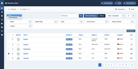Modules Joomla Documentation