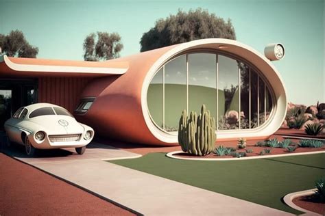 Futuristic Home With Googie Architecture