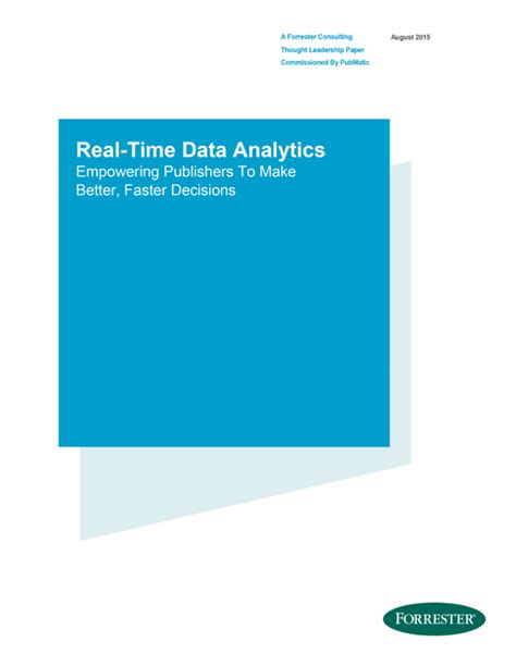 Real Time Data Insights Analytics For Publishers PubMatic