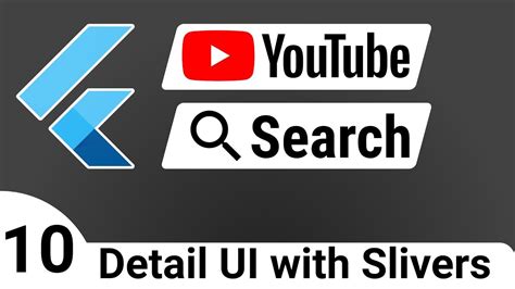 Flutter Youtube Search 10 Detail Ui With Slivers Bloc Tutorial Course Youtube