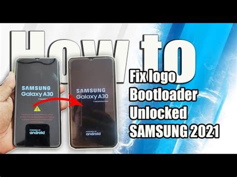 How To Fix Logo Bootloader Unlocked All SAMSUNG YouTube