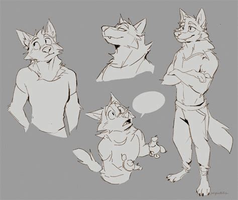How To Draw An Anthro Wolf