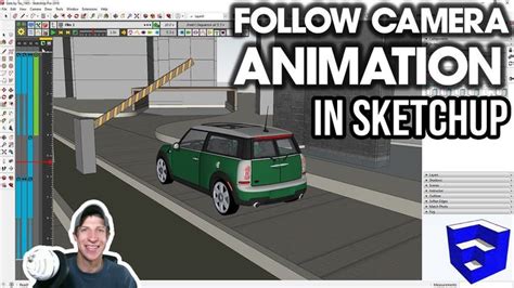 Creating A TRACKING CAMERA Animation In SketchUp The SketchUp Essentials