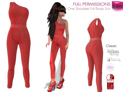 Second Life Marketplace Mesh Bodies And Fitmesh 5 Sizes Mesh Coral