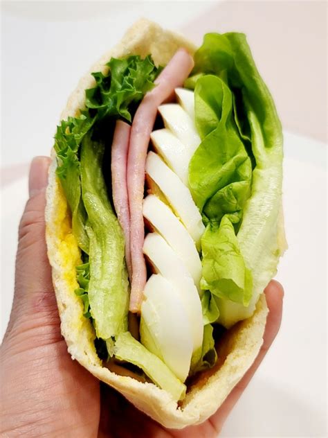 피타 브레드 주머니 빵 샌드위치 만들기