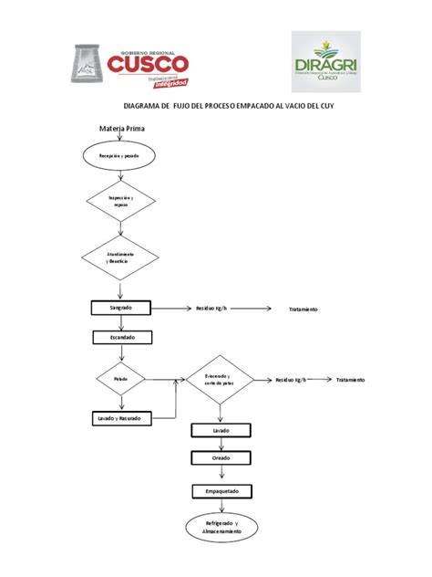 Diagrama De Fujo Del Proceso Cuy Empacado Al Vacio Pdf