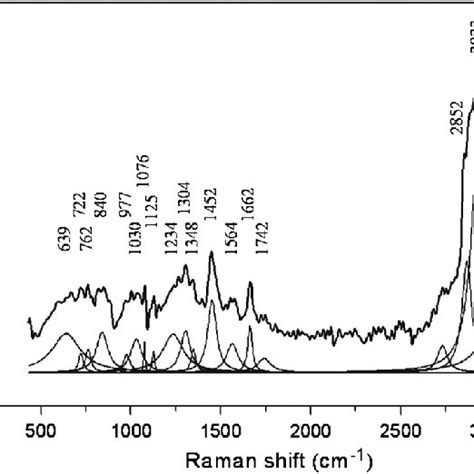 Deconvolution Analysis Of The Averaged Raman Spectrum Of Control Cells Download Scientific