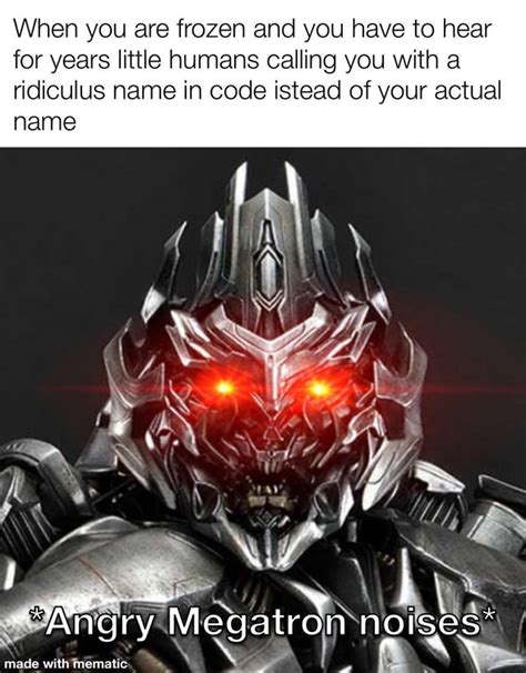 “i Am Megatron” Rtransformemes