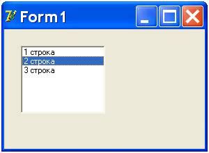 Компонент Delphi ListBox