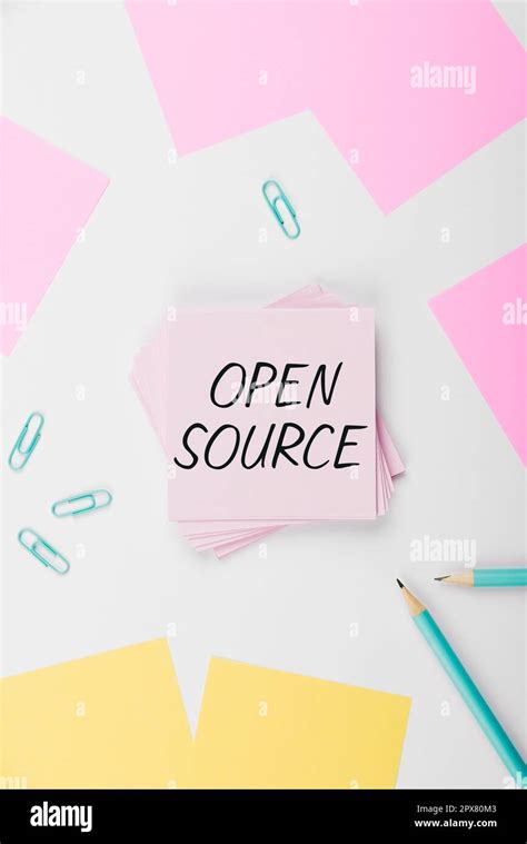 Text Caption Presenting Open Source Conceptual Photo Denoting Software Which Original Source