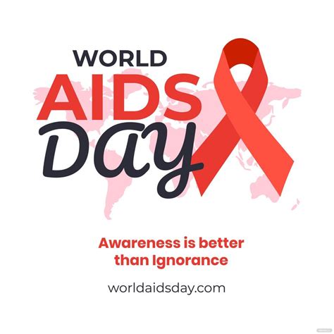 World Aids Day Poster Vector In Psd Illustrator Eps Svg  Png