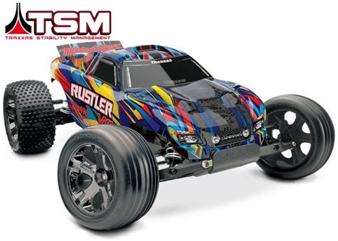 Traxxas Rustler VXL RTR W TSM No Battery Or Charger Traxxas TRA Vortex