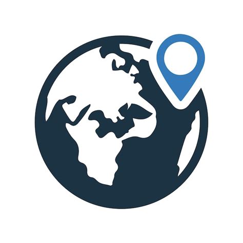 Premium Vector Gaps Navigation Globe Location Icon Simple Vector Design
