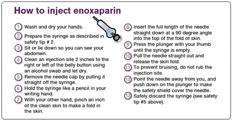 How To Use Enoxaparin Injection Syringe Kgzo