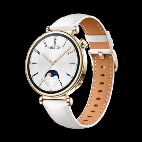 Купить смарт часы Huawei Watch GT 4 41mm с белым кожаным ремешком ARA ...