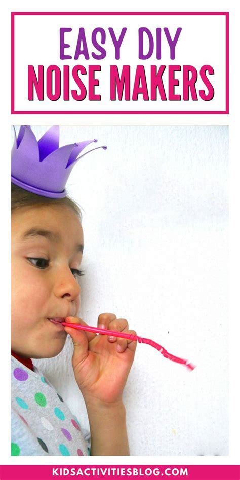 Super Easy Diy Noise Makers Diy Party Noise Makers Noise Makers Party Noise Maker