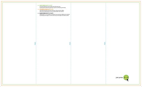 4 Panel Brochure Template