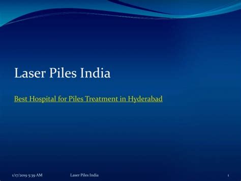 Ppt Get The Best Piles Fissure Treatment At Atharv Hospital