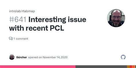 Interesting Issue With Recent Pcl · Issue 641 · Introlabrtabmap · Github