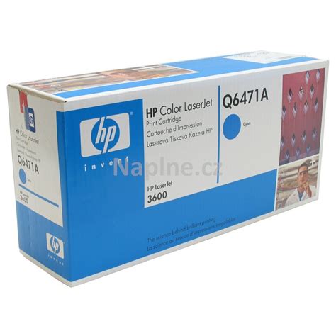 Toner HP Q6471A - 502A originální azurový | Naplne.cz