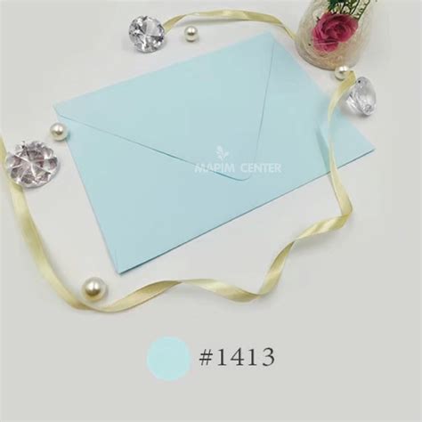 ซองงานแต่ง ซองยุโรป 14 สี การ์ดแต่งงาน Size 4x6 นิ้ว และ 5x7 นิ้ว 100แกรม 50 ซอง Envelope