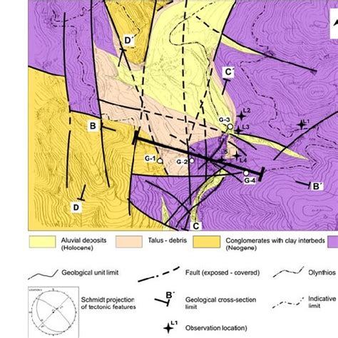 Geotechnical Cross Section Of The Dam Axis With The Investigation