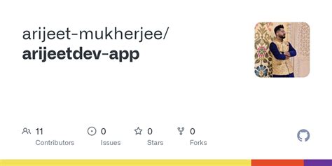 Github Arijeet Mukherjeearijeetdev App