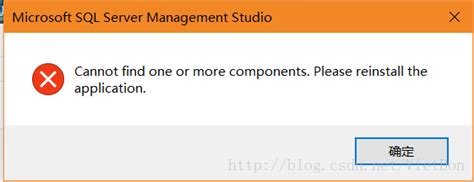 Ssms2016打开时出现 Cannot Find One Or More Componentsplease Reinstall The Application”kb3095681 Csdn博客