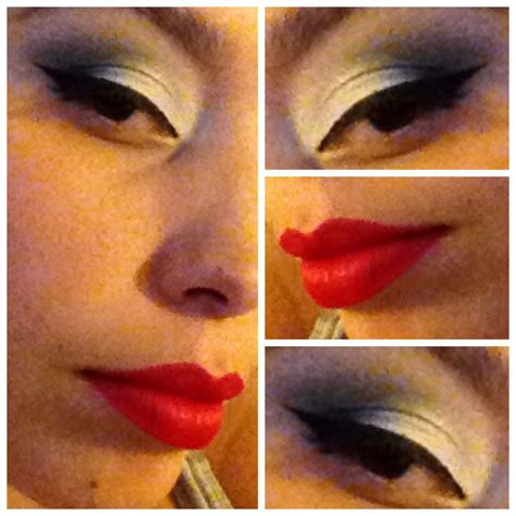 Glam Eyes Riri Woo Lips Lipstick Makeup Glam