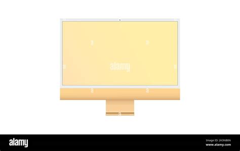 Computer Display With Blank Screen Computer Monitor Mockup Banner
