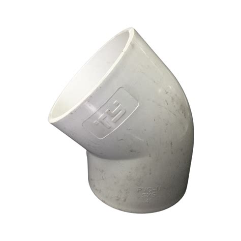 Codo 45° Pvc 100mm 4 Pulgadas Presion Sch 40 Cc Hopsa Tienda Online