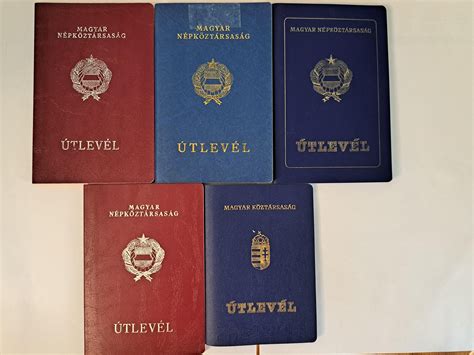 Collection Of Old Hungarian Passports Rpassportporn